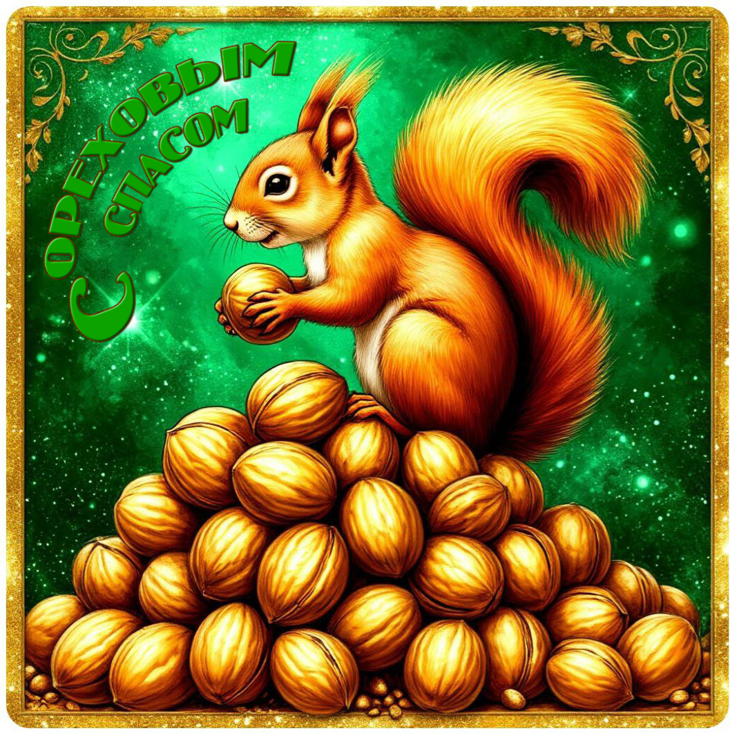 70+ Самые красивые открытки с Ореховым и Хлебным Спасом