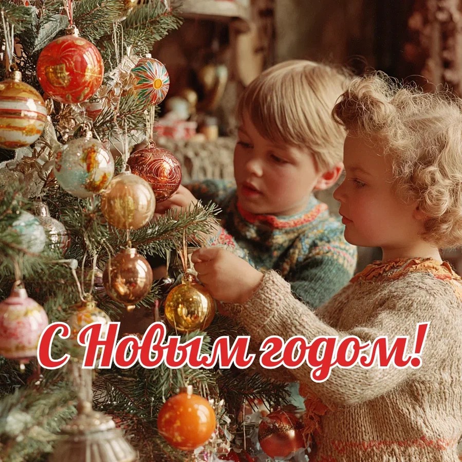 50+ С Новым годом: открытки СССР, советские картинки