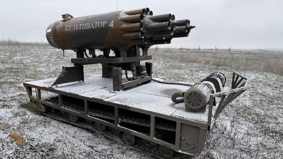"Cultivator" for combat: rocket-propelled robots began to be used in ...