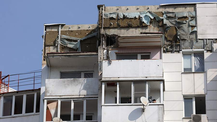 В Белгороде в результате атаки ВСУ были повреждены 17 многоквартирных ...