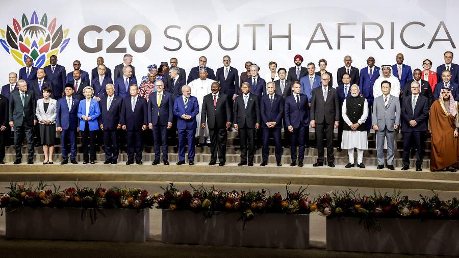 G20 leaders adopt declaration of G20 summit in South Africa | World ...