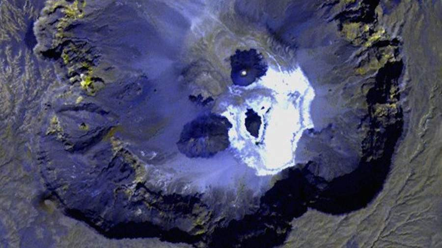 Satellites have discovered a natural phenomenon in the form of a skull ...