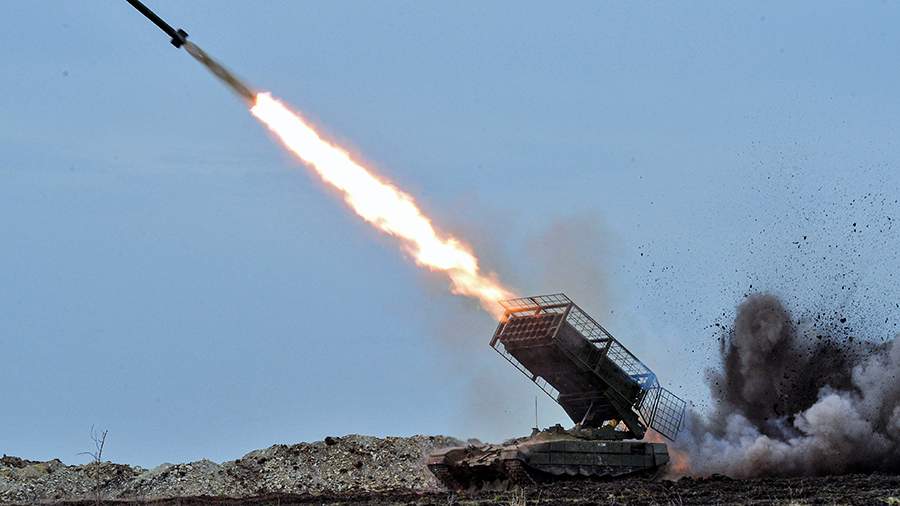 Calculations of TOS-1A "Solntsepek" hit the positions of the Armed ...