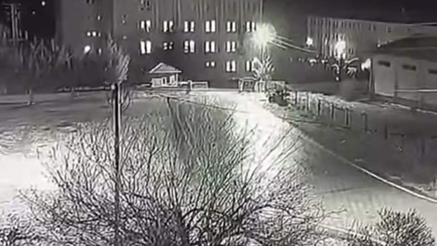 TRHaber posted a video of an explosion against the background of a ...