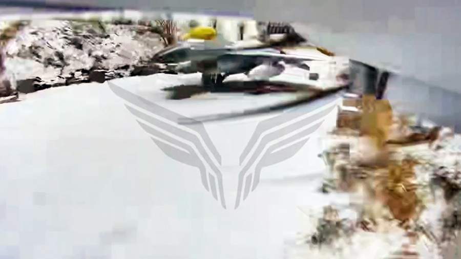 The Russian Armed Forces struck a training mock-up of the F-16ADV ...