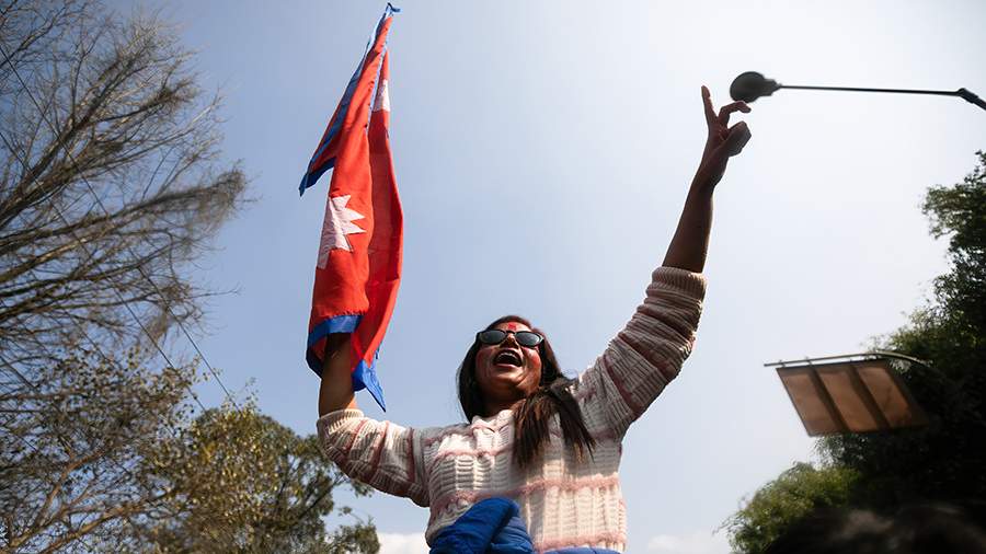 A rally was held in Nepal demanding the restoration of the monarchy in ...