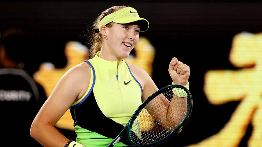 Tennis player Andreeva won at the start of the Australian Open | Sports ...