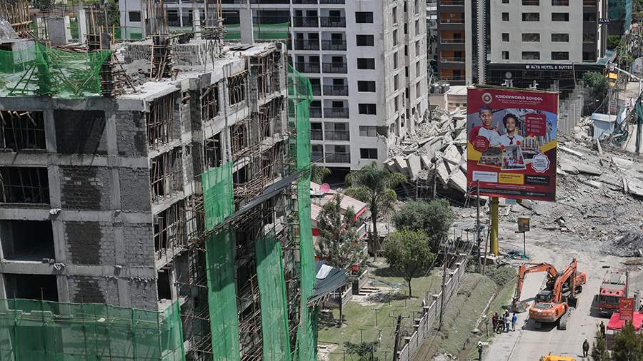 A 16-storey building collapsed in Nairobi | World News | Izvestia | 02. ...