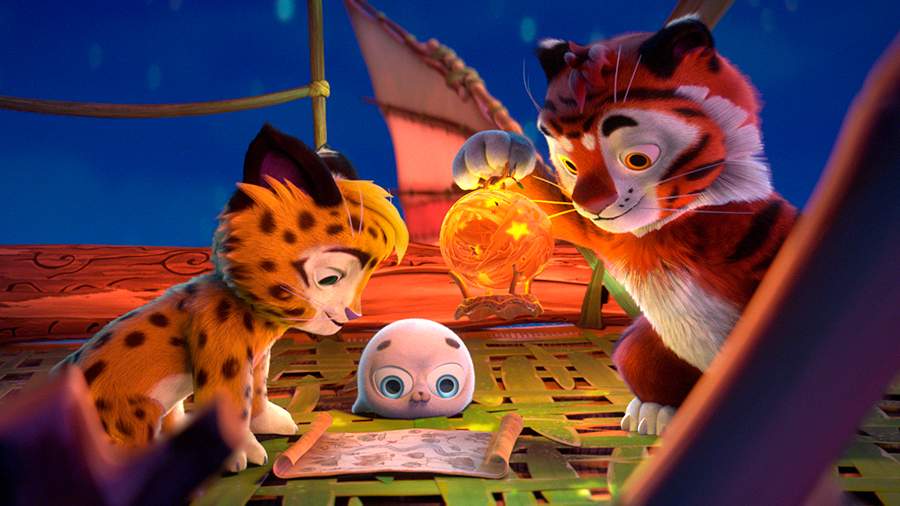 The poster and trailer of the animated film "Leo and Tig. The road to ...