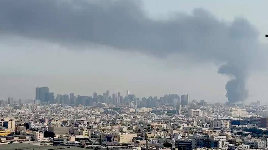 A fire broke out at an oil refinery in Bahrain after the Iranian ...