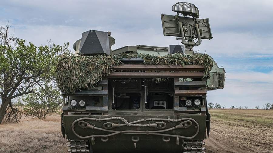The air defense forces repelled an attack by a drone flying towards ...