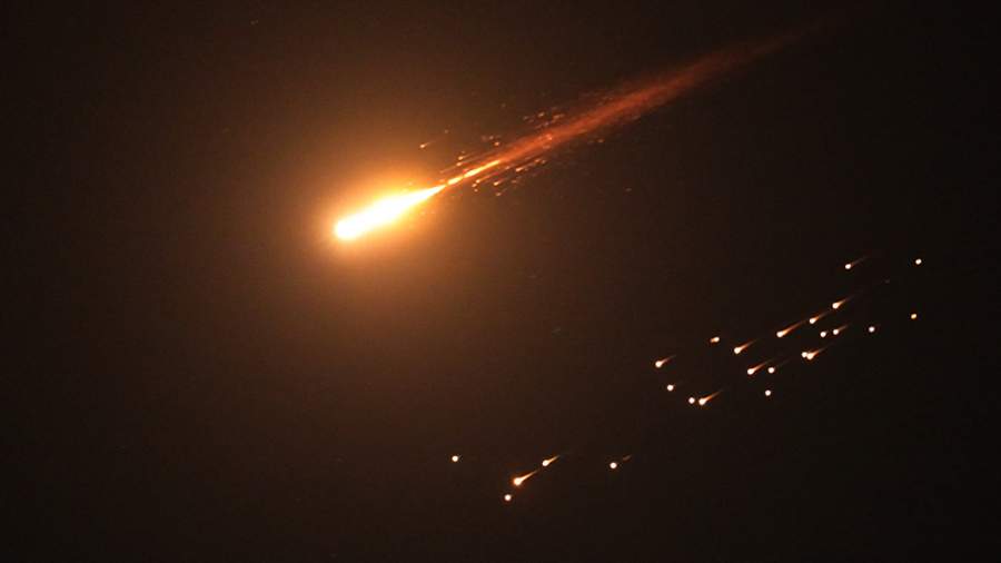 The media reported that three ballistic missiles hit American targets ...