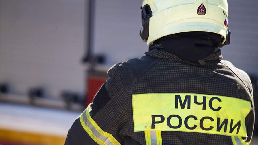 As a result of falling UAV debris in Sevastopol, the roof caught fire ...