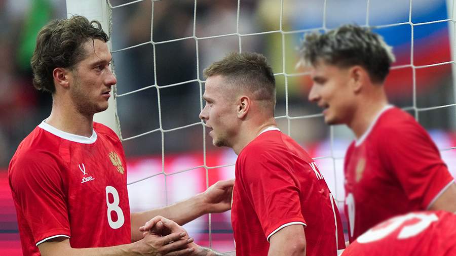 The Russian national team named the starting line-up for the match with ...