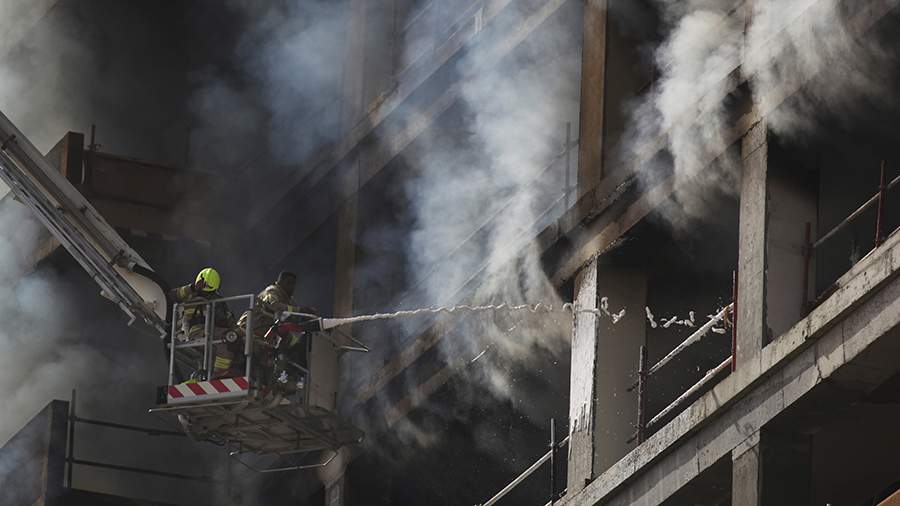 A fire broke out in the Emirates Financial Towers skyscraper in Dubai ...