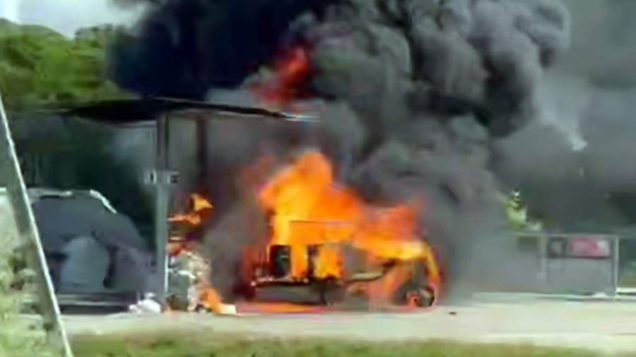 A man was killed when an APU drone struck a gas station in Skadovsk ...